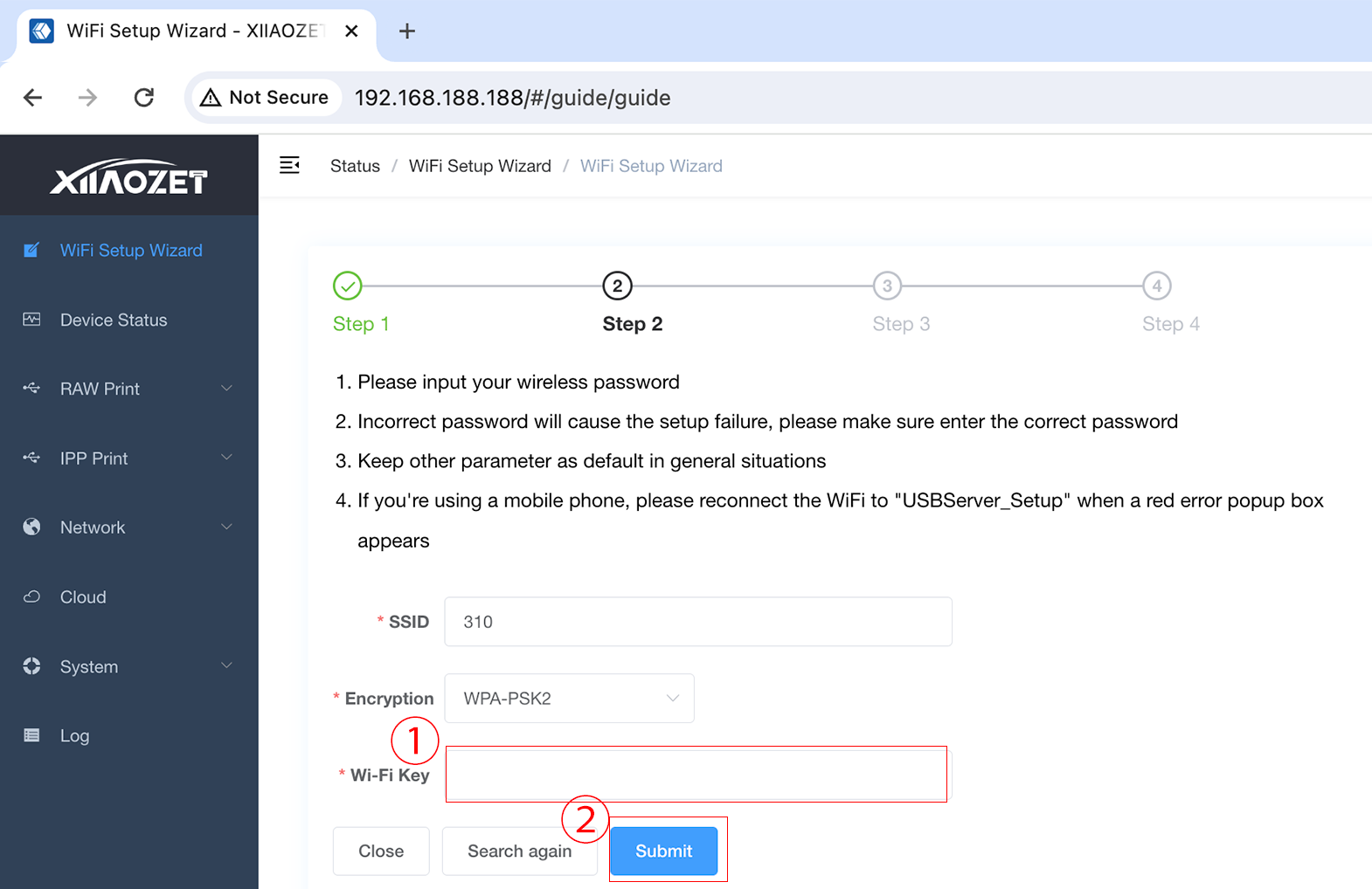 Step1 : How to Configure Print Server to Connect to the Local Network ...