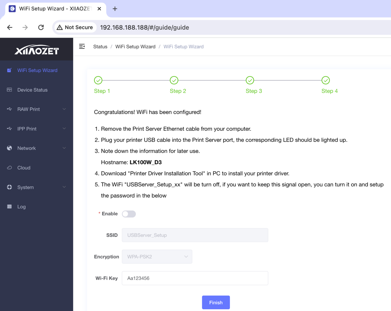 Step1 How To Configure Print Server To Connect To The Local Network Xiiaozet
