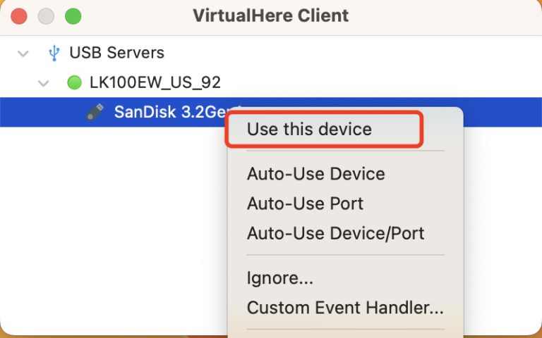 Step2: LK100EW / LK300EW to Share USB Device Over Network User Guide ...